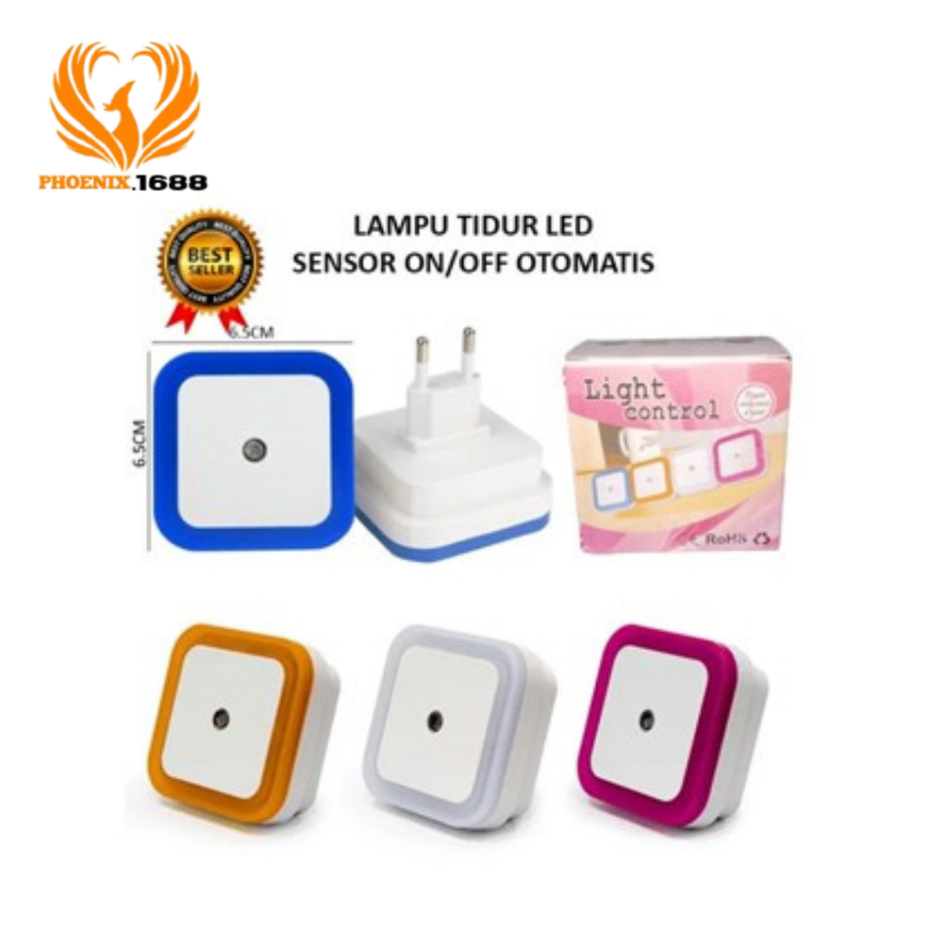 Jual PH LAMPU TIDUR LED SENSOR CAHAYA OTOMATIS ON OFF / LAMPU LED COLOK ...