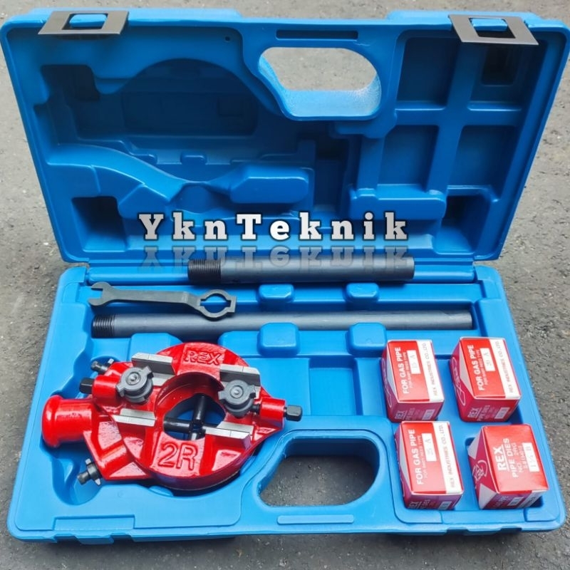 Jual Alat Senai Drat Pipa Manual REX 2R Ukuran 1/2" - 3/4" - 1" - 1.1/4 ...