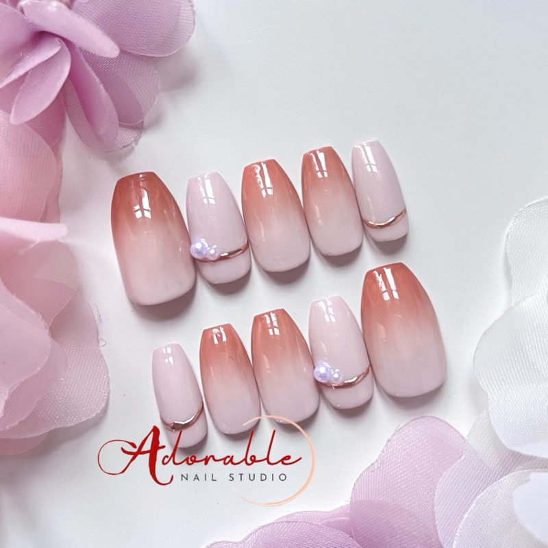 Jual 111 Press on nails | Fake nails | Kuku palsu | Nail art Ombre ...