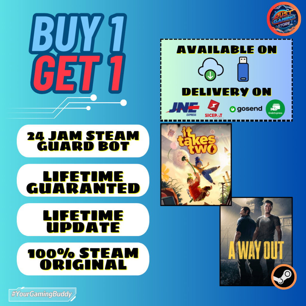 Jual It Takes Two + A Way Out + Bonus Game - Original Game PC | Shopee Indonesia