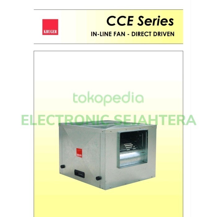 Jual Centrifugal cabinet fan KRUGER CCE 10-10 4P-1 3SY 3857cmh/550watt ...