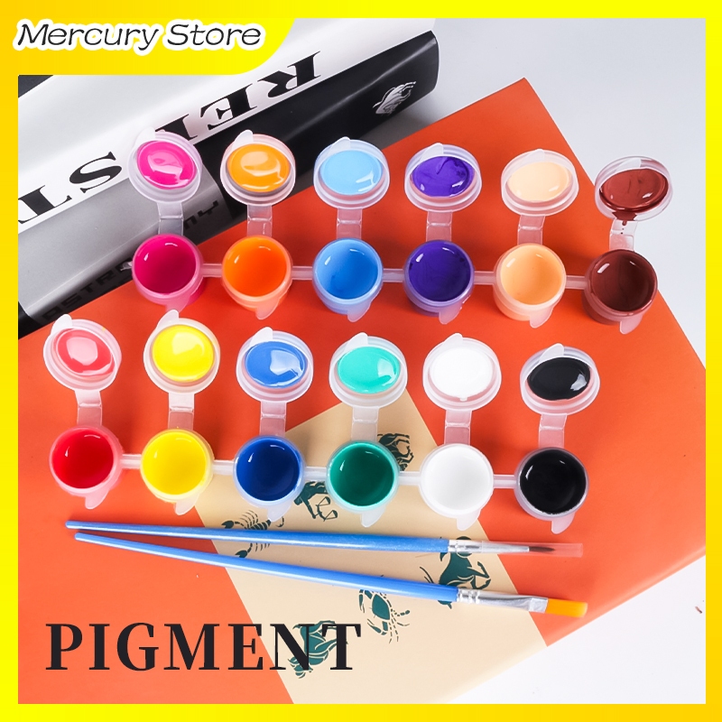 Jual Cat Akrilik Set 6 Warna 12 Warna/Cat Akrilik Kanvas Lukisan Kanvas ...