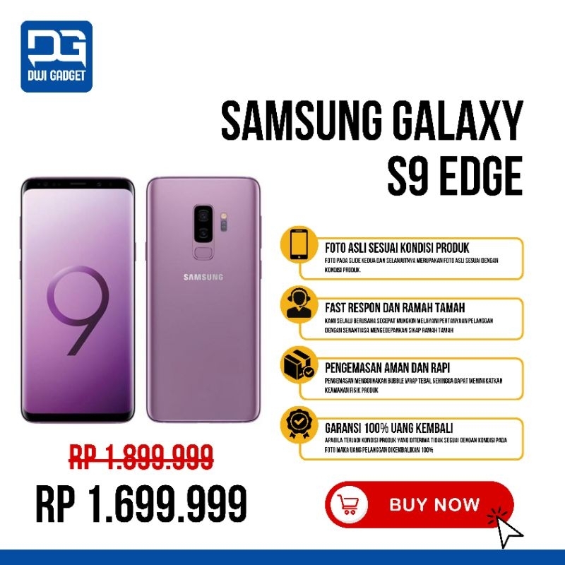 Jual Samsung Galaxy S9 Edge 4GB/64GB Seken (Sein) | Shopee Indonesia