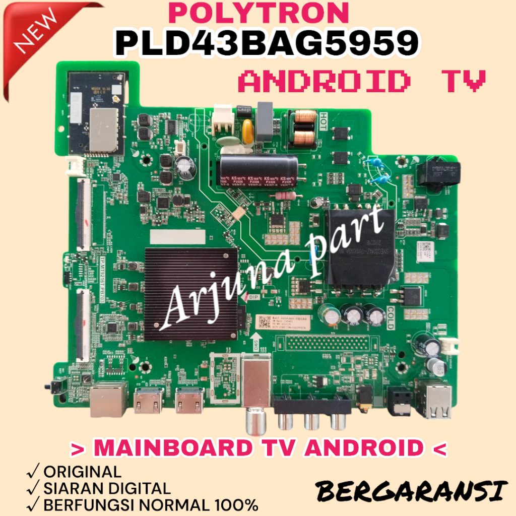 Jual MAINBOARD TV POLYTRON PLD43BAG5959 / MB TV POLYTRON PLD43BAG5959 ...