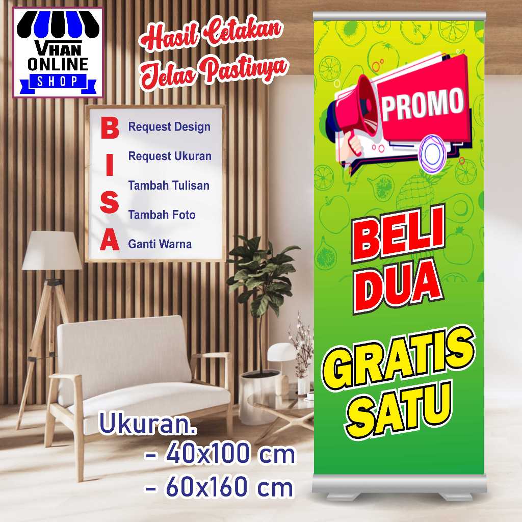 Jual Cetak Spanduk Banner MMT Promo Toko atau Dagangan | Shopee Indonesia