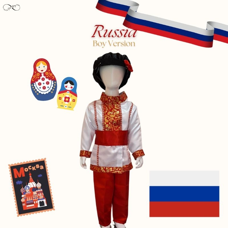 Jual Kostum Pakaian Rusia untuk Anak Laki-laki dan Dewasa | Russia ...