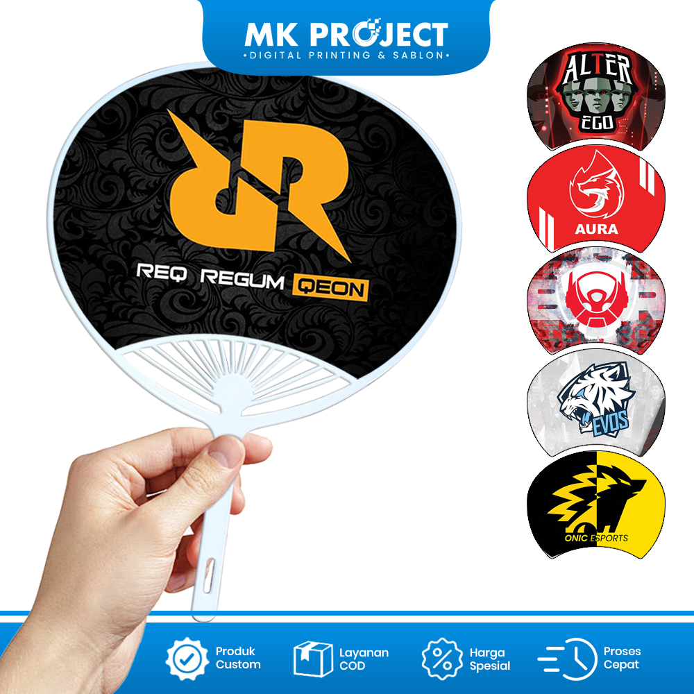 Jual KIPAS LOGO ESPORT RRQ EVOS ALTER EGO ONIC AURA GEEK Merchandise ...