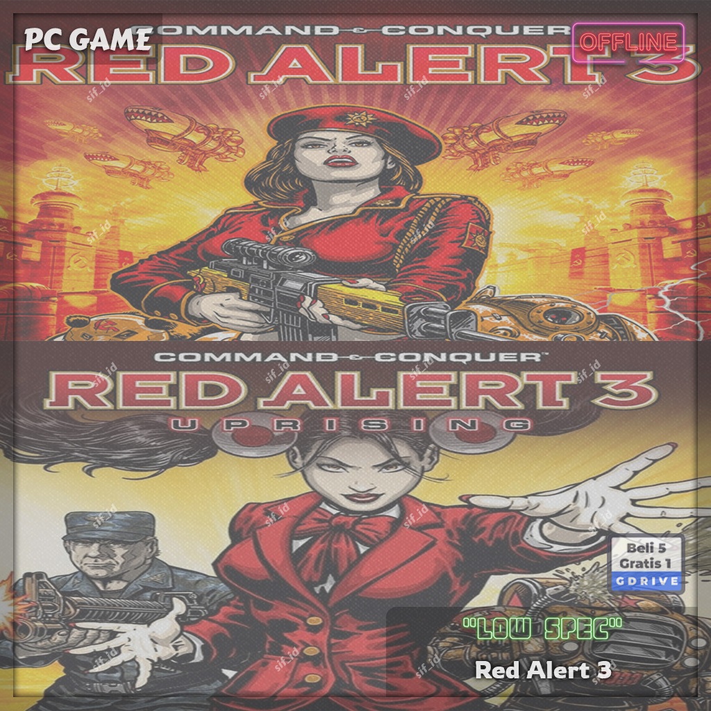 Jual Command and Conquer Red Alert 3 - Command & Conquer Uprising - PC ...