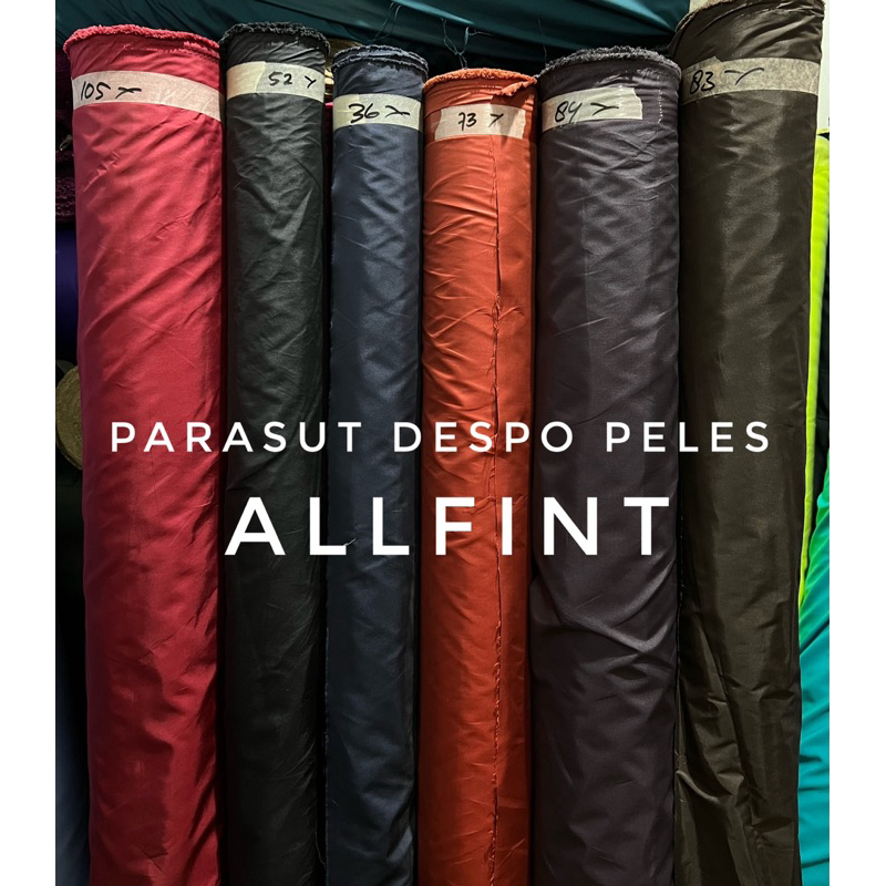 Jual kain parasut micro peles Kain bahan parasut kain bahan jaket ...