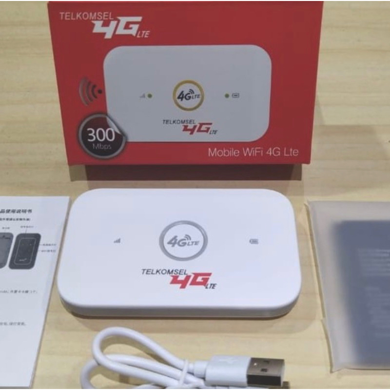 Jual Mifi Modem Wifi 4G LTE 300Mbps Unlock All Operator Modem Wifi Mifi ...