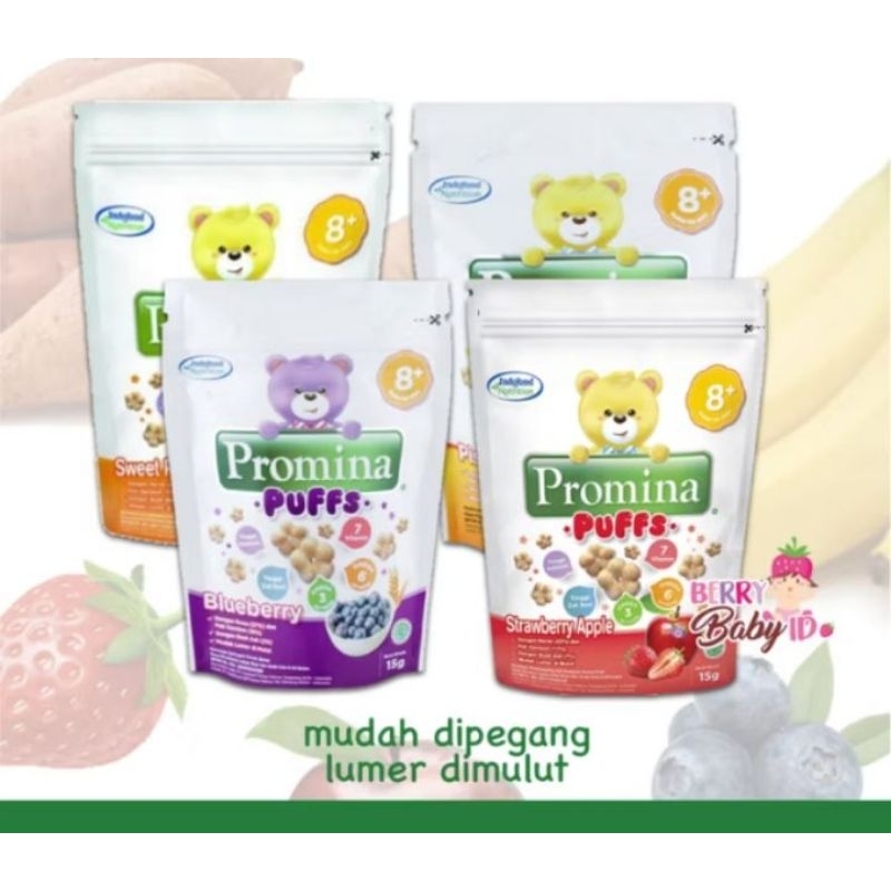 Jual Promina Puffs 15gr Usia 8 Bulan/Snack Bayi/ Cemilan Anak Bayi ...