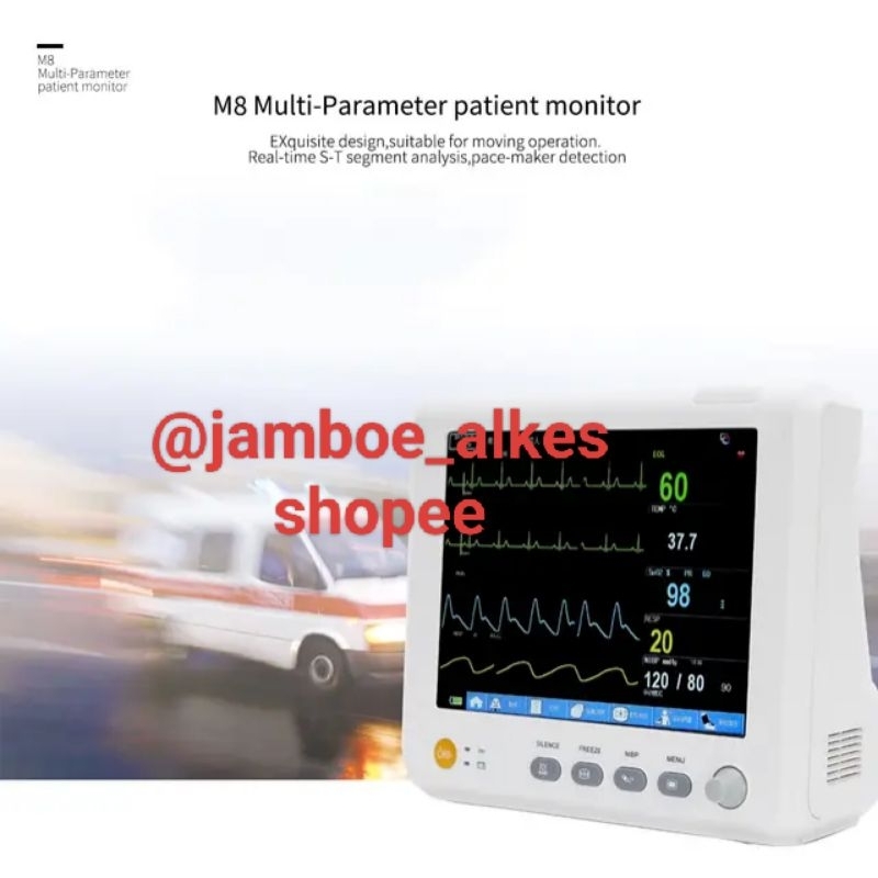 Jual Patient Monitor/Vital Sign Monitor 8inch | Shopee Indonesia