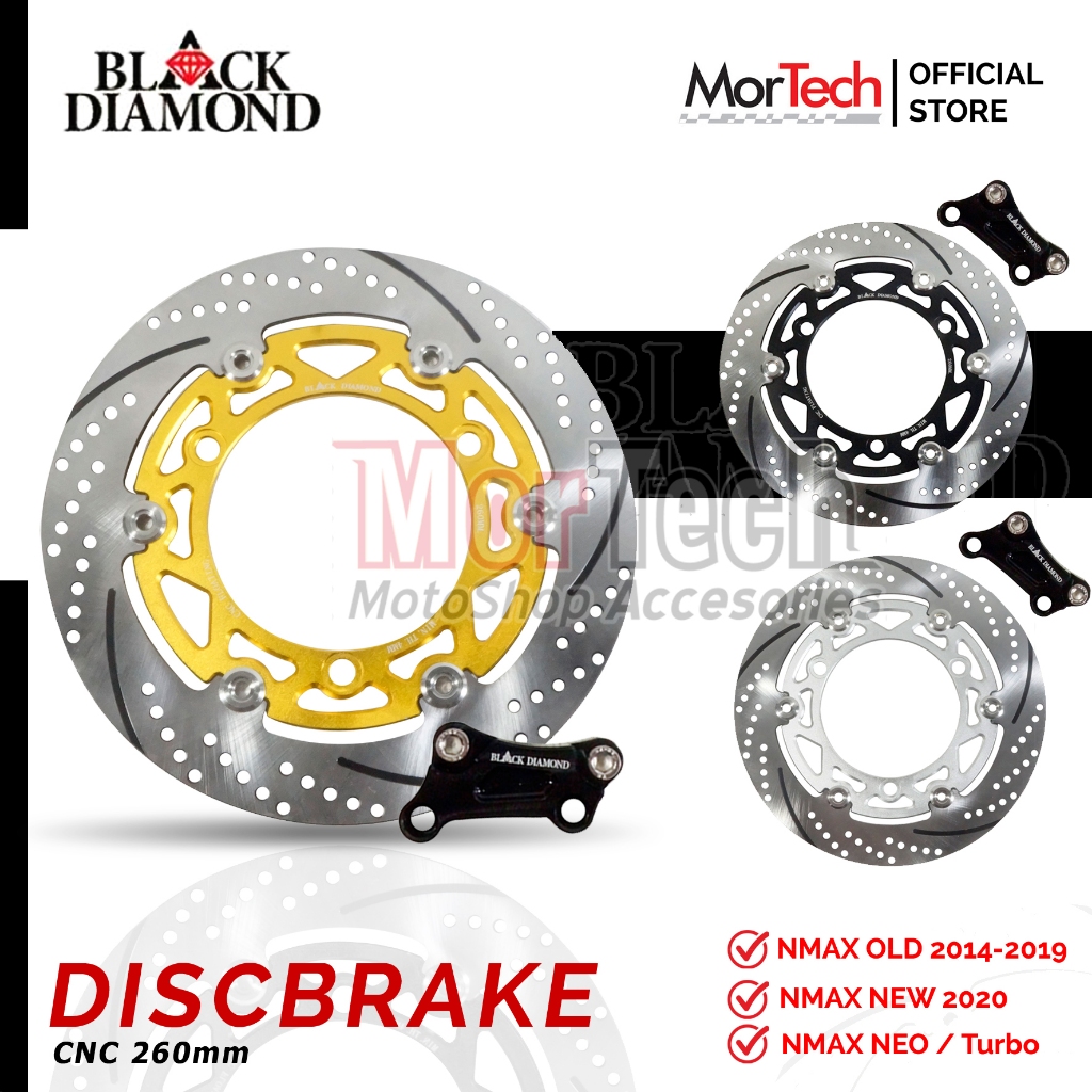 Jual Piringan Rem Cakram Depan Depan Black Diamond FLoating Yamaha Nmax Old 2014-2019 / Nmax New ...