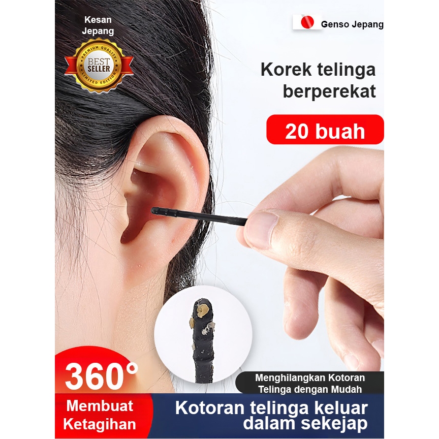 Jual [Beli 1 gratis 2]20 buah/kotak Tongkat penghilang kotoran telinga ...