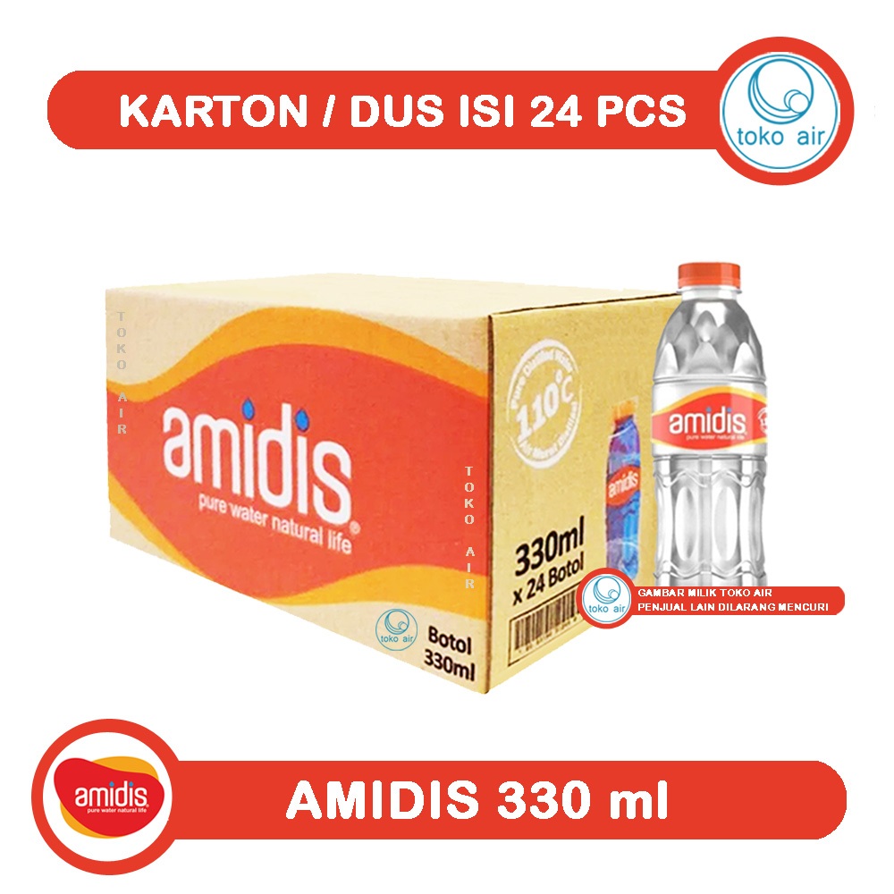 Jual Amidis 330 ml - Air Minum Distilasi | Shopee Indonesia