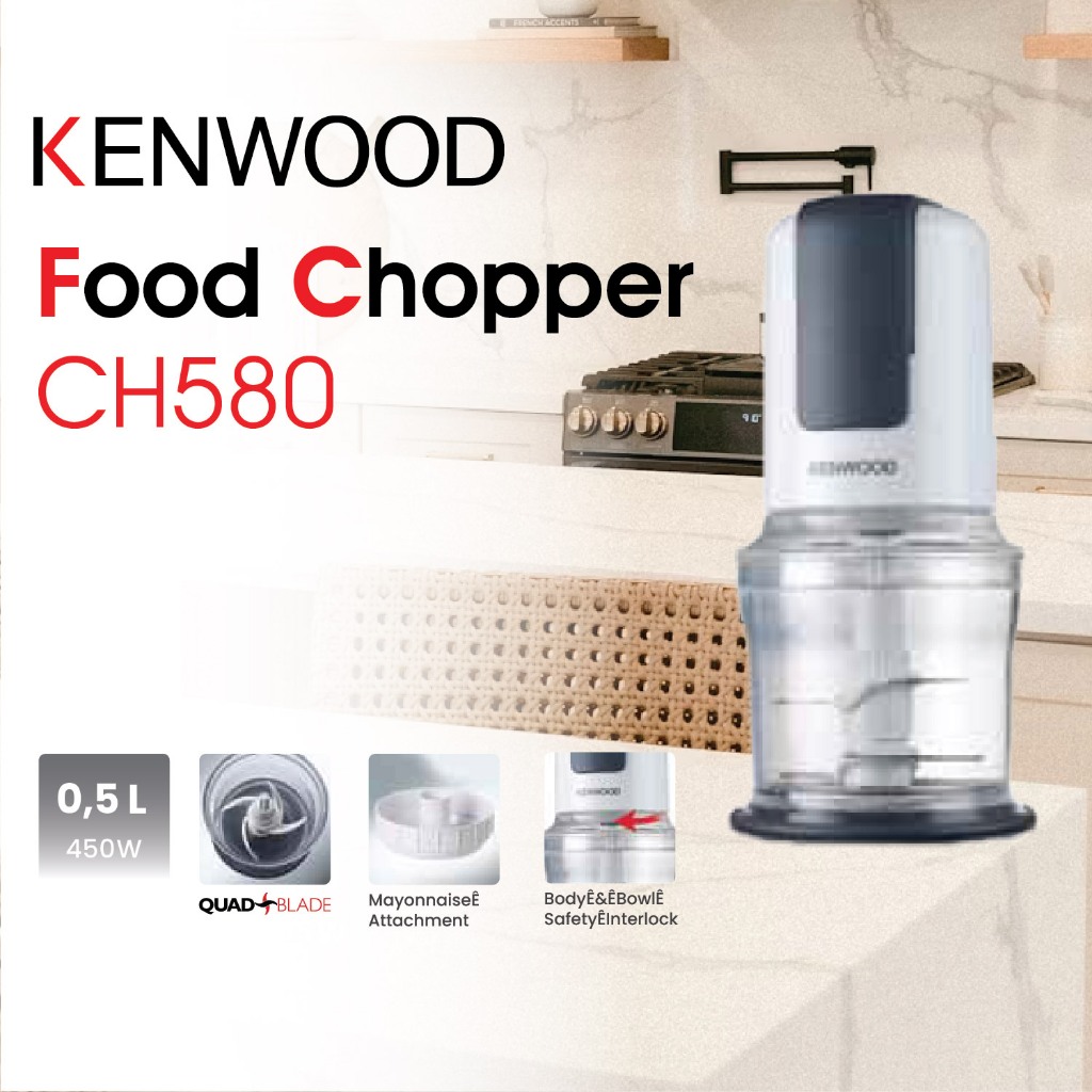 Jual KENWOOD MESIN PENGHALUS MAKANAN - CH 580 - GARANSI RESMI 1 THN ...