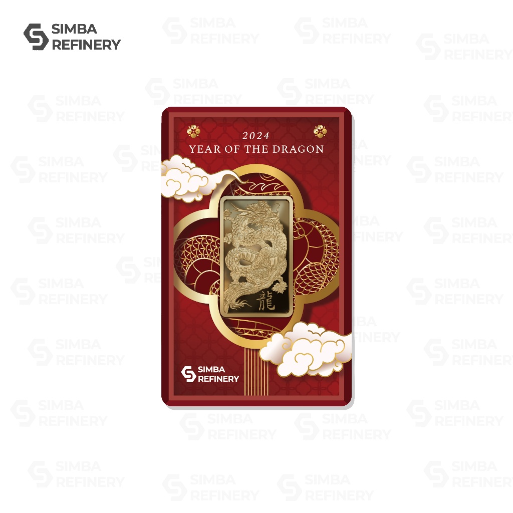 Jual Simba Refinery Logam Mulia 8 Gram Series Lunar New Year 2024 ...
