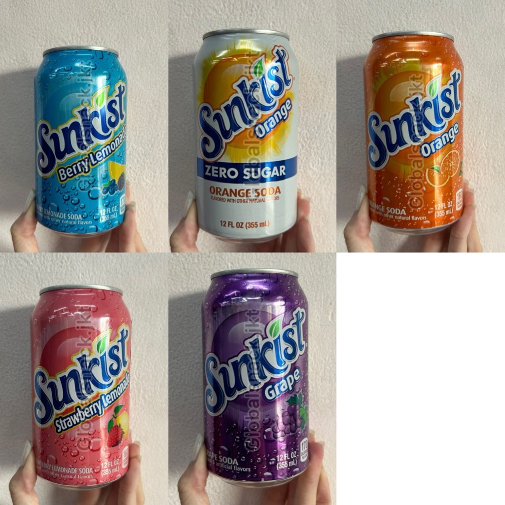 Jual SUNKIST GRAPE / ORANGE / ORANG ZERO SUGAR / STRAWBERRY | Shopee Indonesia