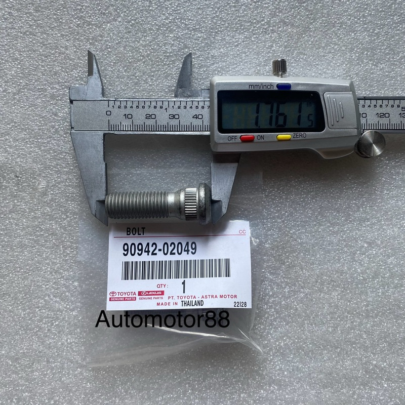 Jual Baut roda Hilux, Fortuner, Innova, Hiace, Alphard vellfire, voxy ...