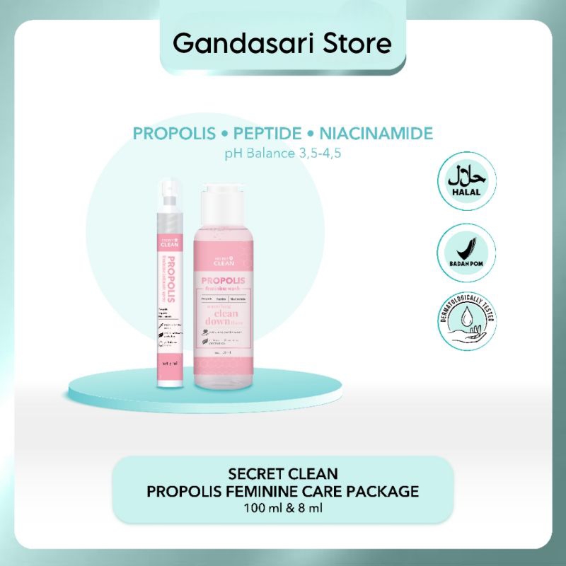 Jual Secret Clean Propolis Feminine Wash - SIAP KIRIM | Shopee Indonesia