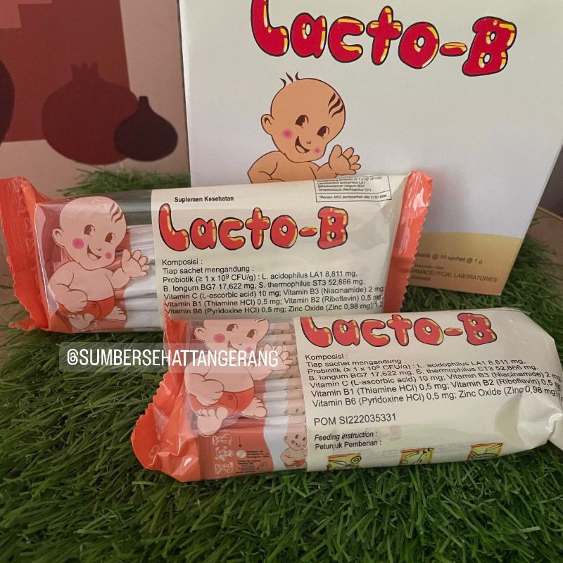 Jual Lacto B perpack isi 10sachet probiotik kesehatan anak | Shopee ...