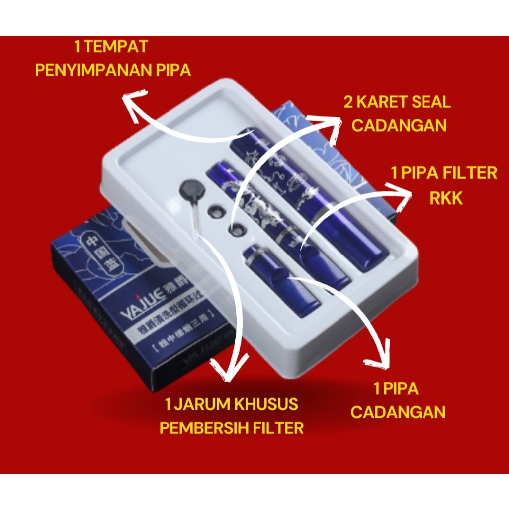 Jual YAJUE YJ205 PIPA FILTER SARINGAN ASAP PERMANEN UNTUK UKURAN 8MM ...