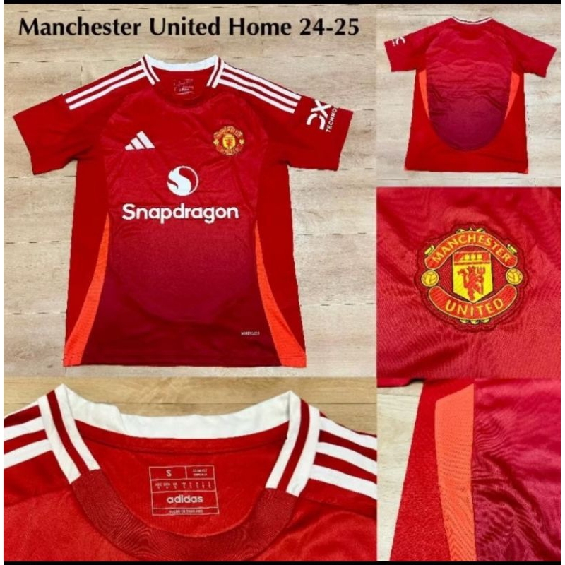 Jual baju bola MU home 24/25 2024 2025.GO | Shopee Indonesia