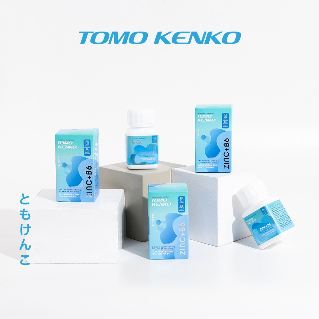 Jual Tomo Kenko Zinc 50 mg + Vitamin B6 High Quality | Daya tahan Tubuh ...