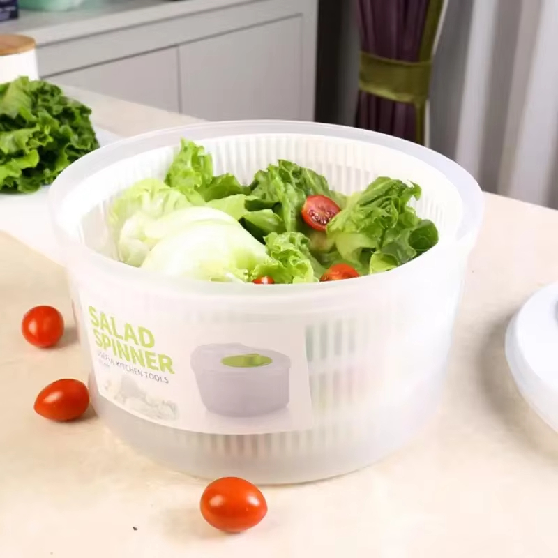 Jual Salad Spinner 3L / Peniris Pengering Sayuran Putar BPA Free – Bowl ...
