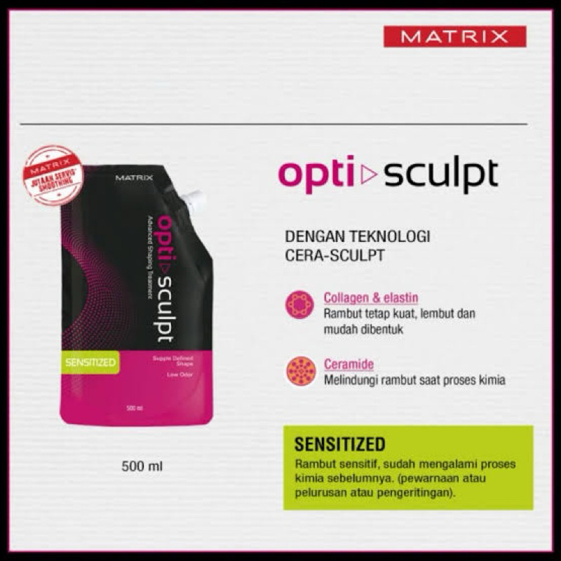 Jual matrix opti sculpt step 1 sensitized 500ml | Shopee Indonesia