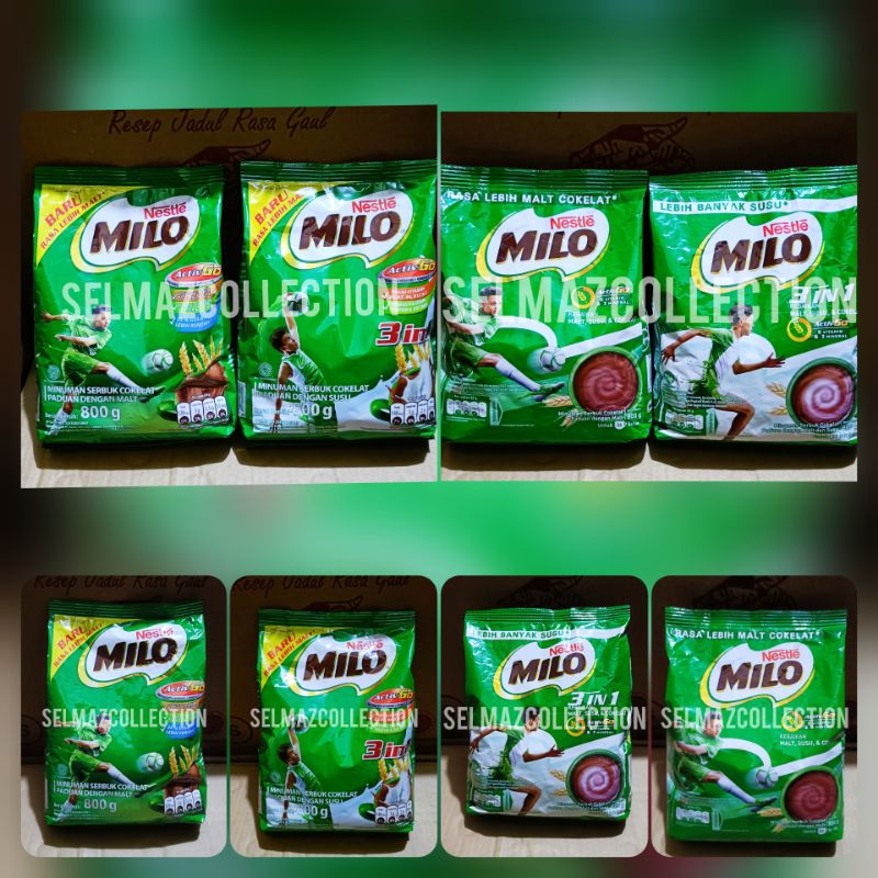 Jual Milo Activ-Go Susu Bubuk Rasa Cokelat 990gr Milo 990 gram Milo ...