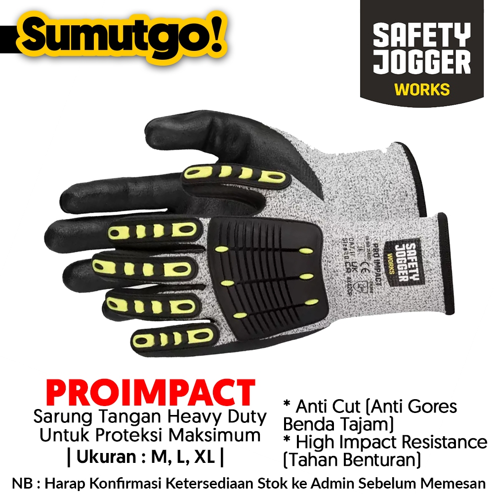 Jual Sarung Tangan Heavy Duty Safety Jogger PROIMPACT / Sarung Tangan ...