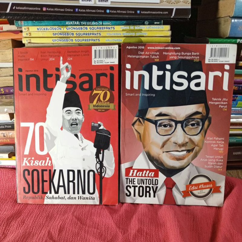 Jual 70 kisah SORKARNO, HATTA THE UNTOLD STORY, MAJALAH INTISARI EDISI ...