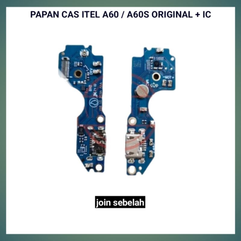 Jual PAPAN CAS ITEL A60 ORIGINAL PLUS IC PCN KONEKTOR CHARGER ITEL A60S ...