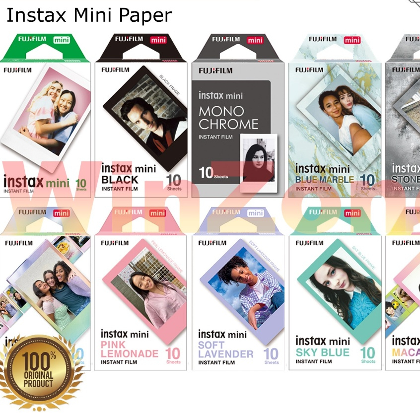 Jual Fujifilm Instax Mini Paper (Motif/Karakter & Polos) Kertas Refill ...
