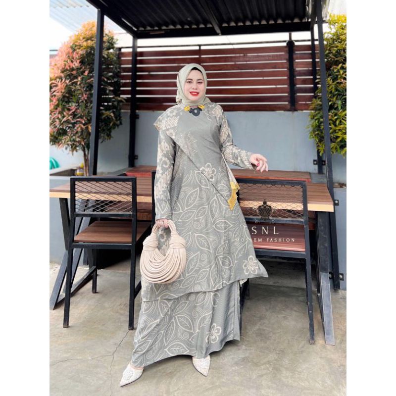 Jual Stelan bundo kandung motif batik viral by snl | Shopee Indonesia