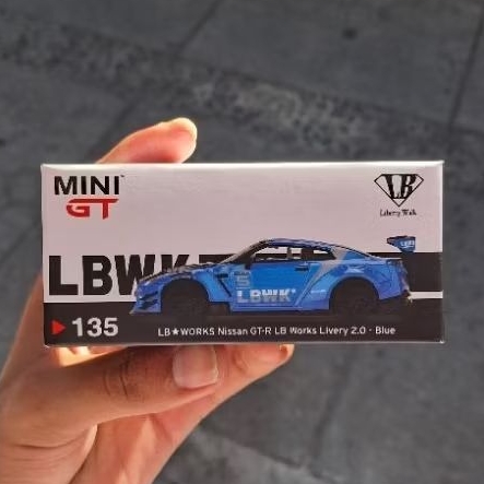 Jual Mini gt Nissan R35 Lb-silhoutte Livery 2.0 Blue No.135 (unsealed ...