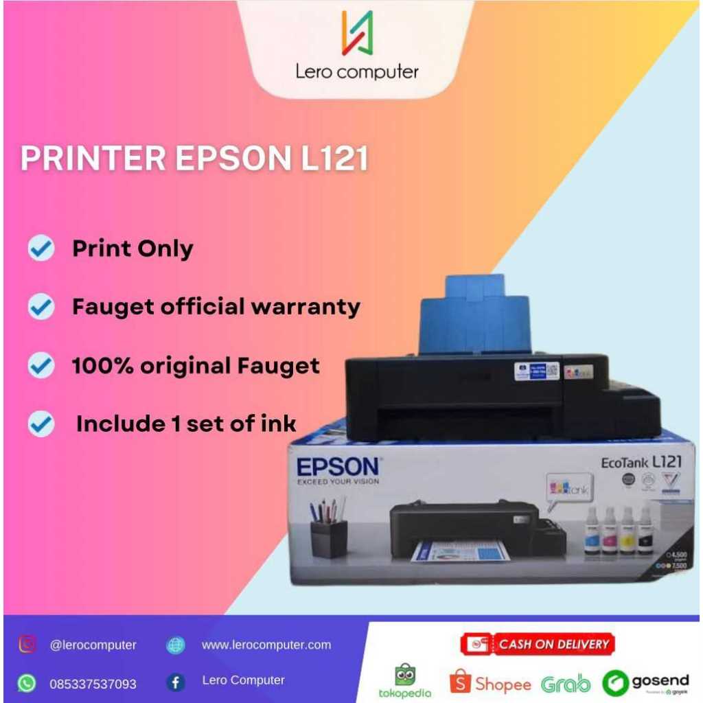 Jual PRINTER EPSON L121 LC | Shopee Indonesia