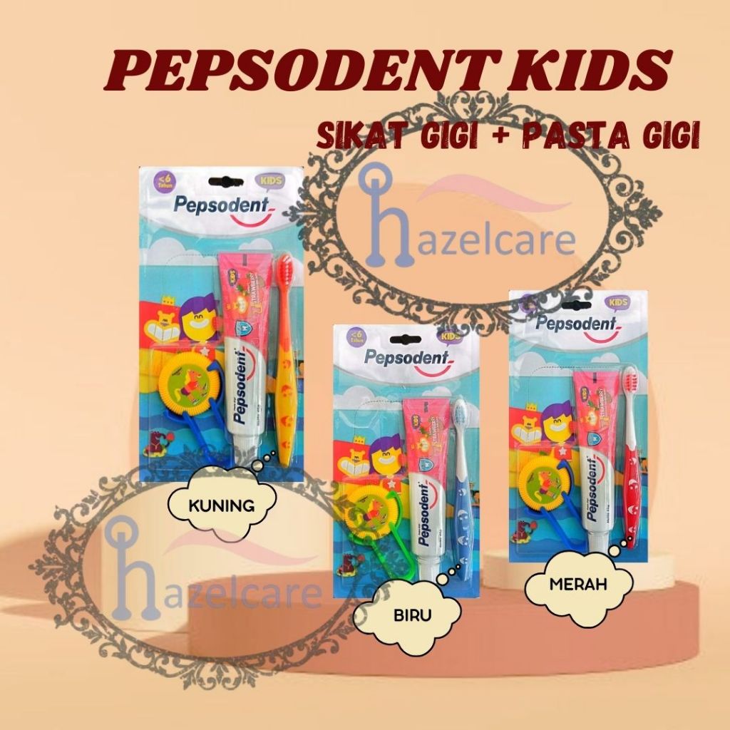 Jual Pepsodent Kids Pasta Gigi Anak Rasa Orange / Strawberry 45gr ...