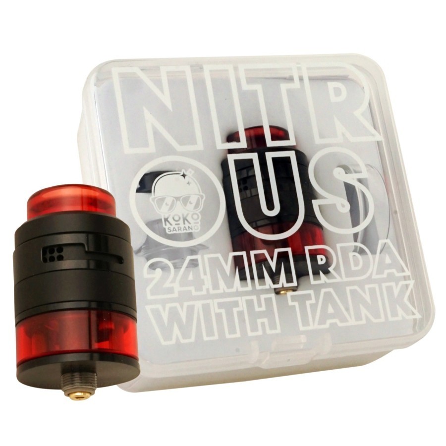 Jual RDTA Nitrous Night Elf 24MM with Tank Authentic by Koko Sarang x ...