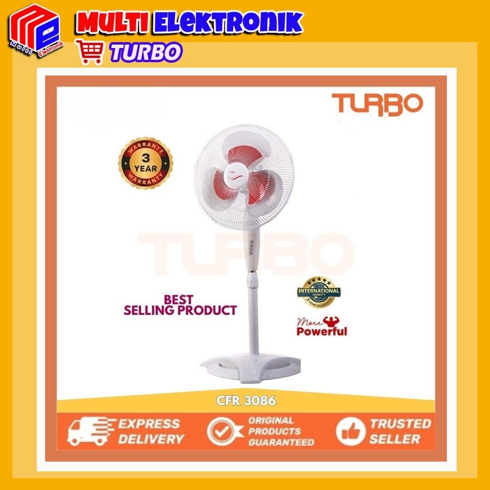 Jual TURBO STAND FAN 16 Inch Double Blade CFR 3086 / CFR3086 KIPAS ...
