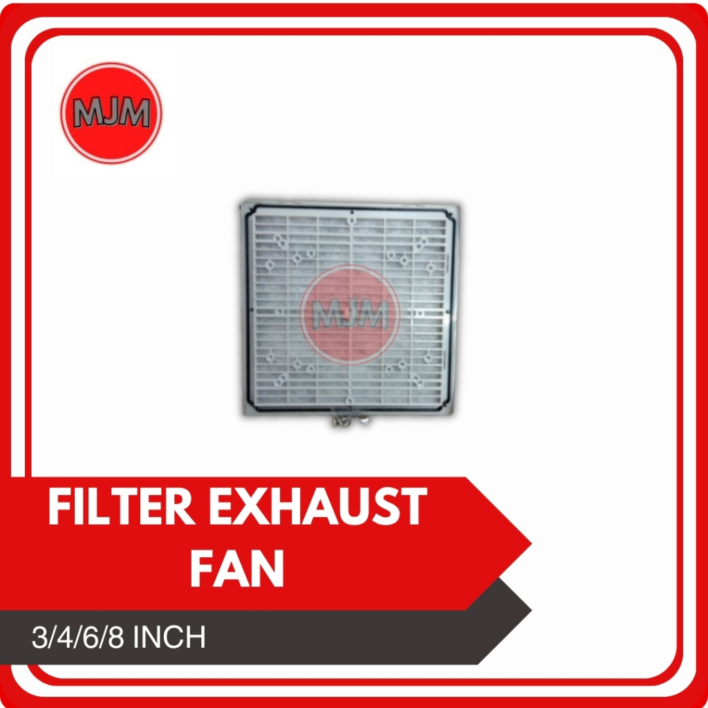 Jual Filter Exhaust Fan Panel Listrik 3, 4, 6, 8 Inch (9cm, 12cm, 15cm ...