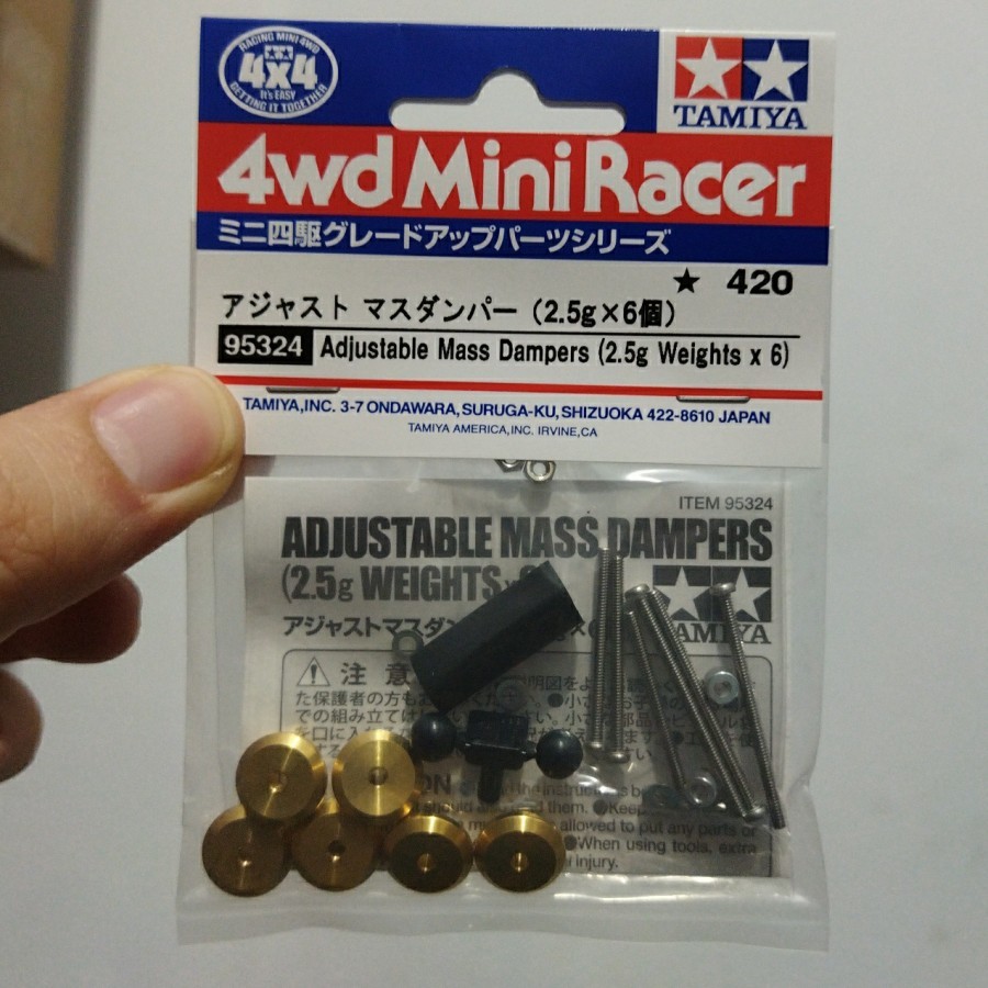 Jual Tamiya 95324 Adjustable Mass Dampers (2.5g Weights x 6 | Shopee ...