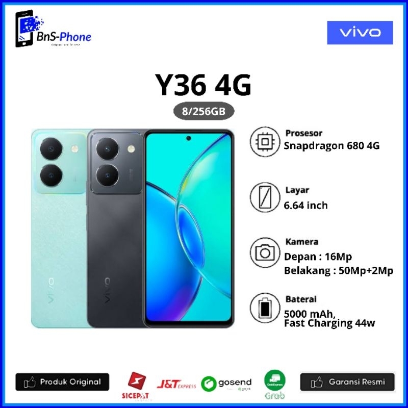 Jual Vivo Y36 4G 8/256GB Garansi Resmi | Shopee Indonesia