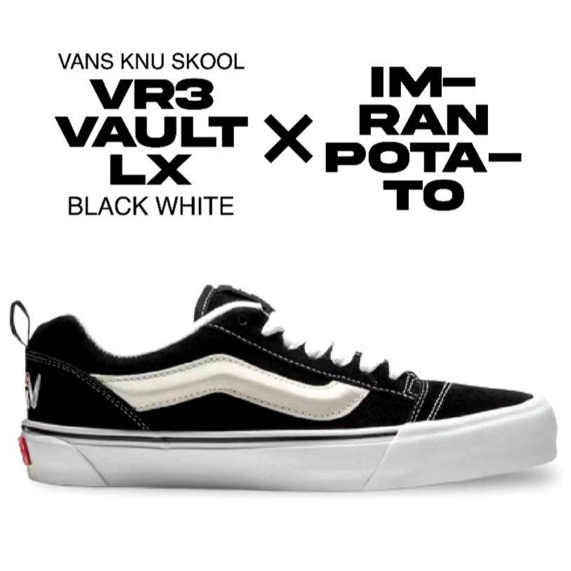 Jual VANS KNU SKOOL VR3 VAULT LX IMRAN POTATO BLACK WHITE VN0A7Q5JB3P ...
