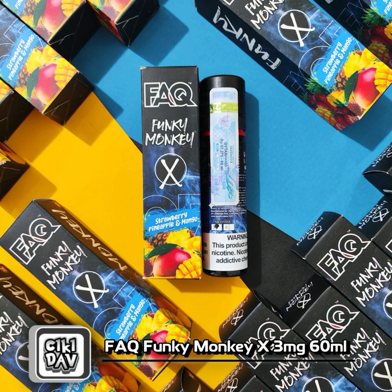 Jual FAQ Funky Monkey X 60ml eliquid EJM | Shopee Indonesia