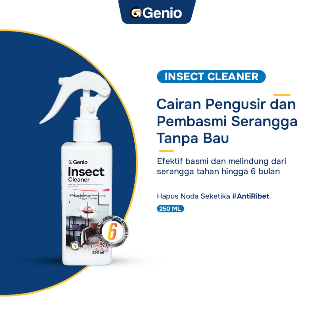 Jual GENIO Insect Cleaner Spray - Spray Pembasmi Serangga | Shopee ...