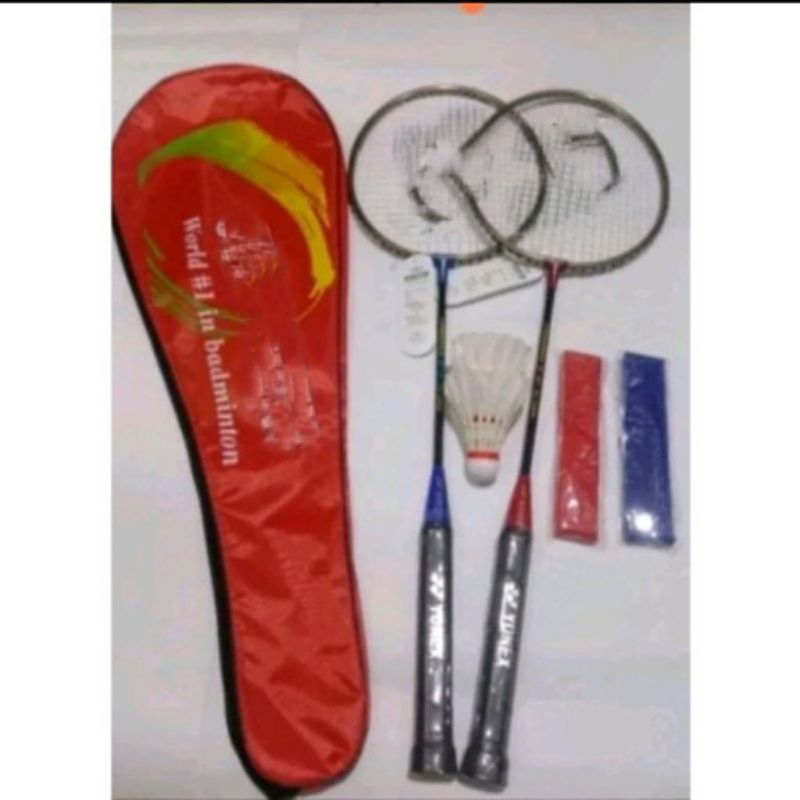 Jual Raket Badminton Anak 2 Raket Bonus Tas + Kok | Shopee Indonesia