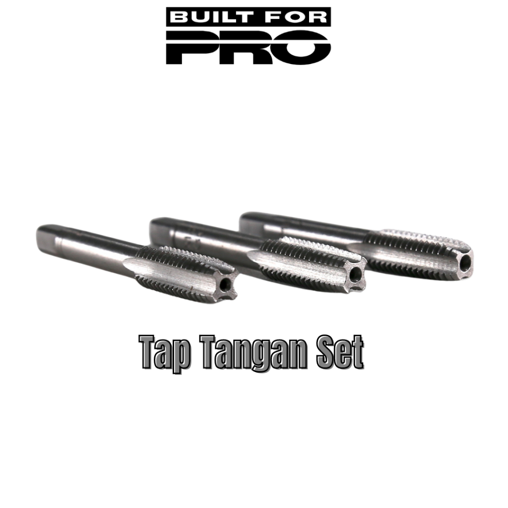 Jual Tap Tangan Buat Drat Ulir Luar Profesional Set 3pcs Kasar Sedang ...
