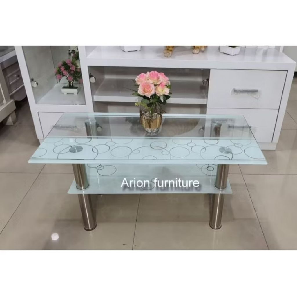 Jual Meja Tamu KACA / Meja Tamu Minimalis | Shopee Indonesia